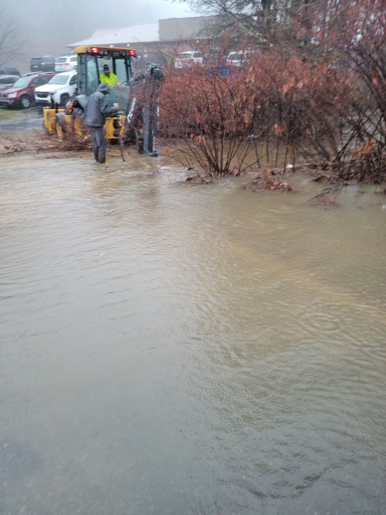 Church Street in Blowing Rock floods culverts back up during Friday ...