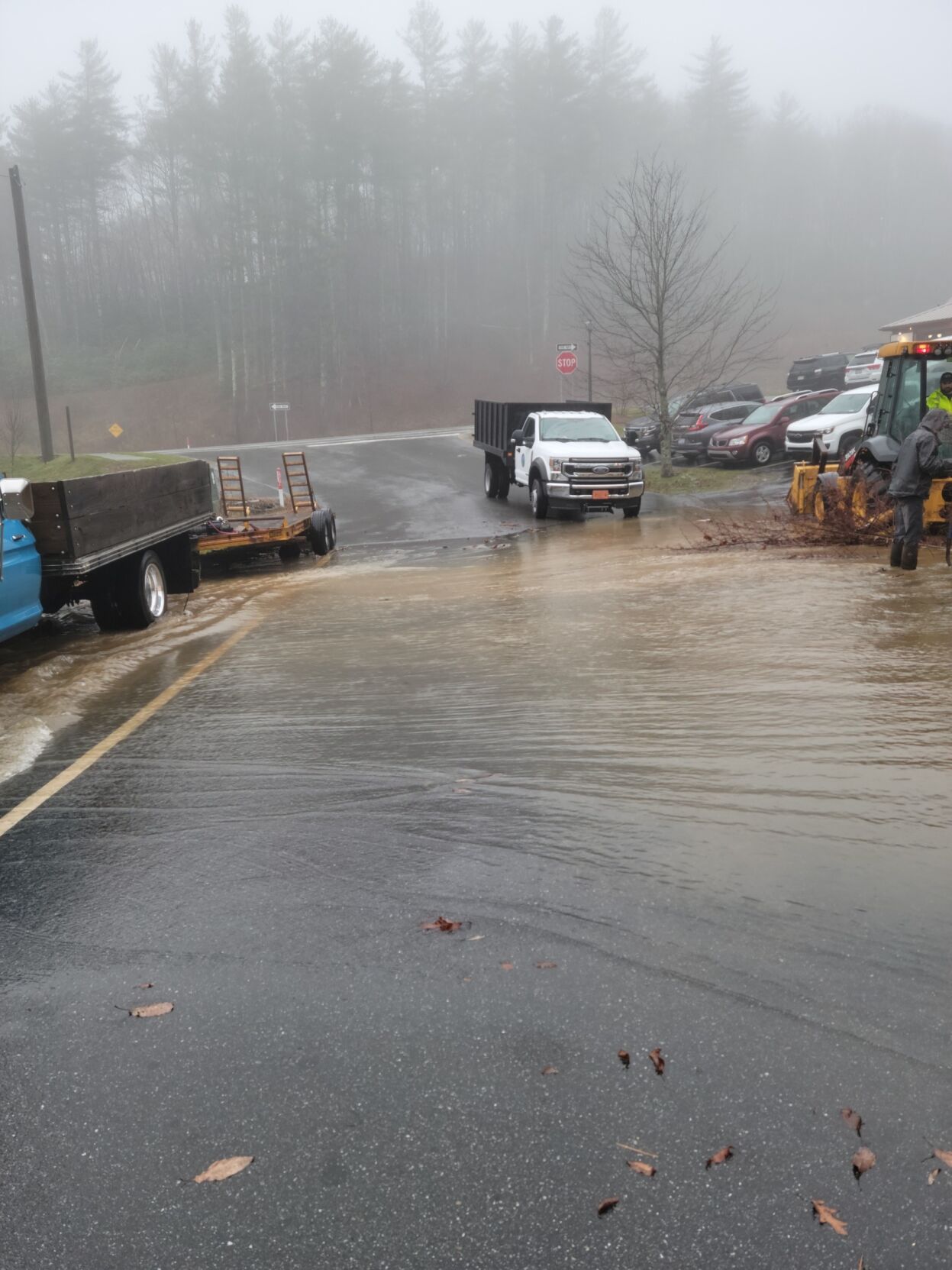 Church Street in Blowing Rock floods culverts back up during Friday ...