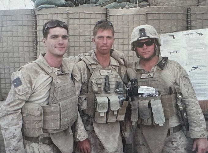 Marine Corps veteran Dr. Seth Grooms lays wreath for App State’s ...