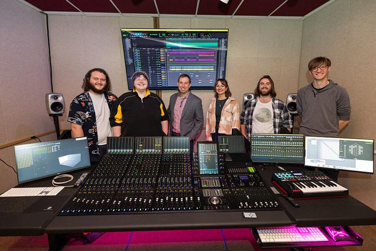 Hayes School of Music faculty, students install state-of-the-art Dolby ...