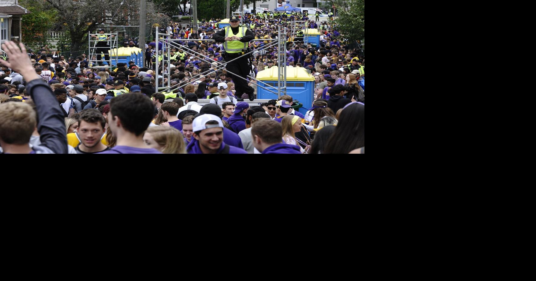 Security fencing erected, nuisance bylaw enacted as homecoming makes ...