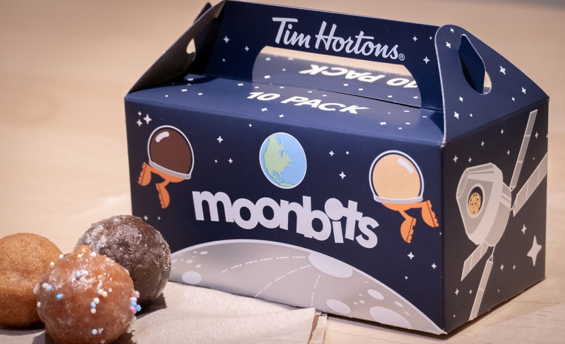 Tim Hortons’ ‘Moonbits’ box marks Artemis II mission