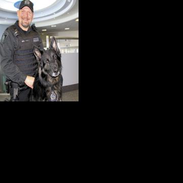Police dog Riggs calls it a day