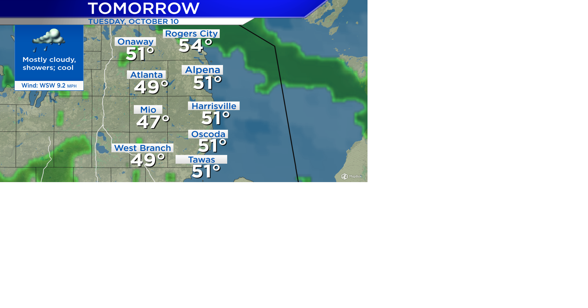Cool, Damp, & Windy Week Ahead | Local News | wbkb11.com