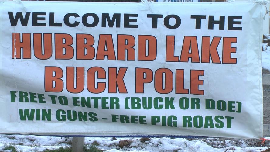 13th annual Hubbard Lake buck pole emphasizes balance | Sports | wbkb11.com
