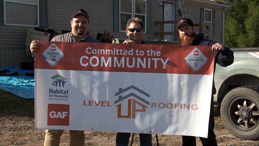 Level Up Roofing Lifts Spirits: Donates New Roof to Local Senior in ...