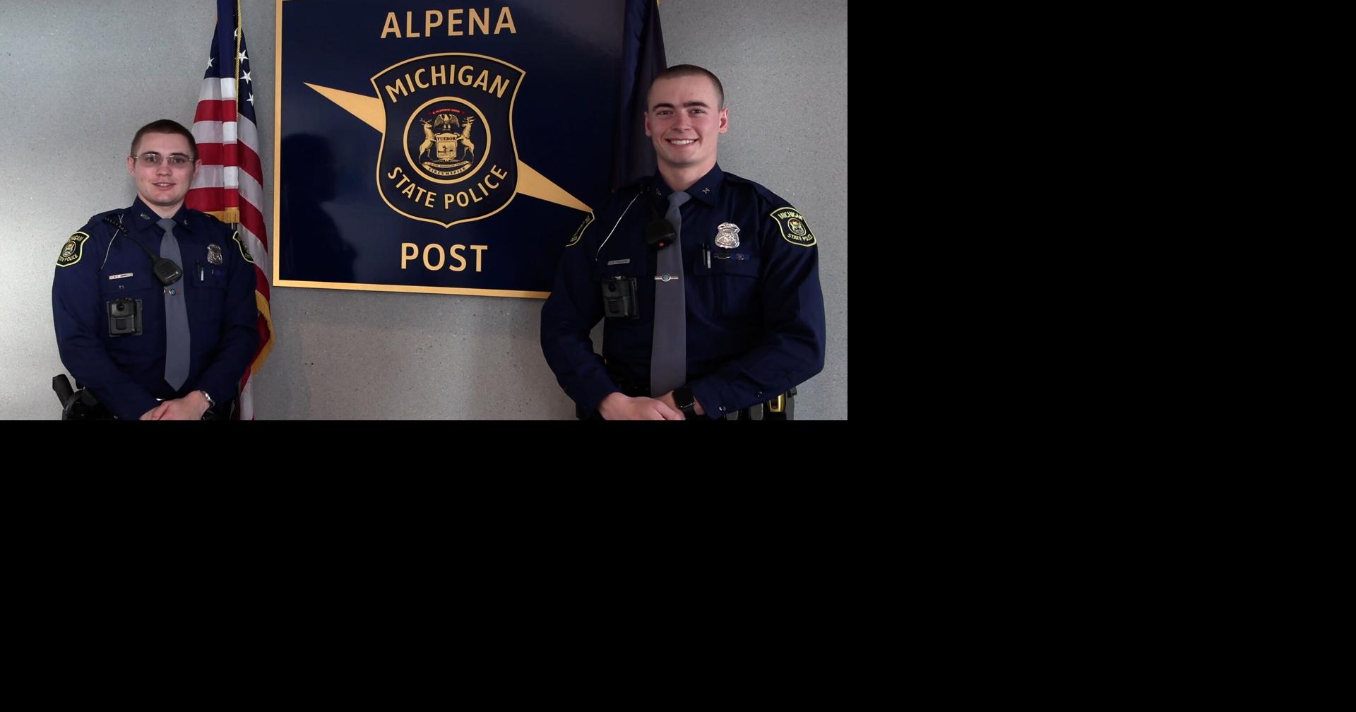 MSP Alpena Post Welcomes Two New Troopers | Community | wbkb11.com