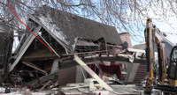 Gas explosion destroys Alpena home, injures two men | News | wbkb11.com