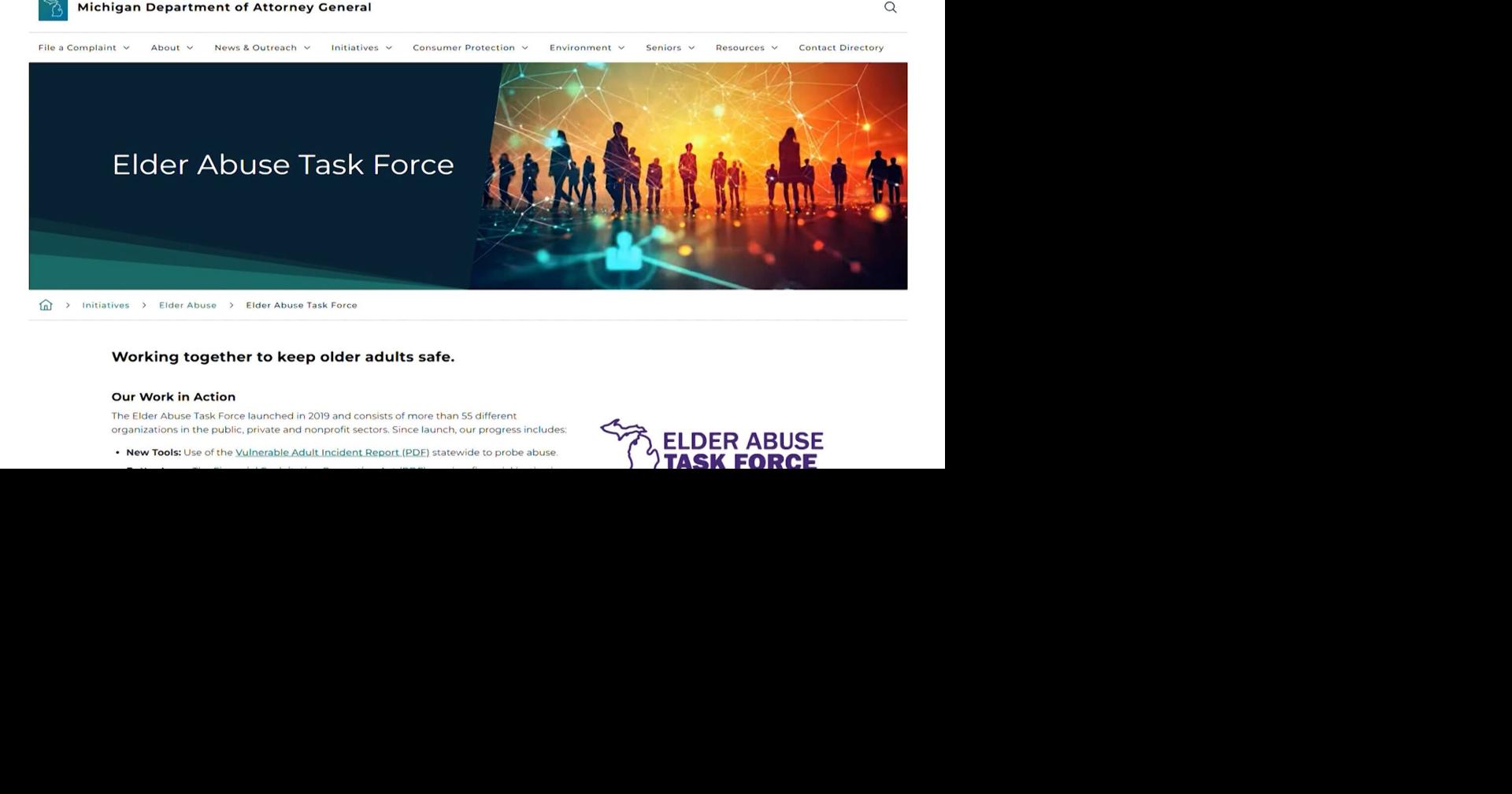 Elder Abuse Task Force website gets revamped | News | wbkb11.com