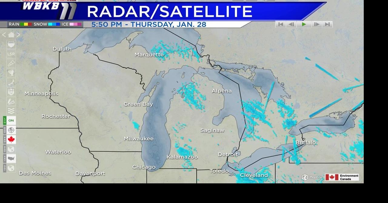 Lake effect snow winds down; Some sunshine breaks through Friday ...