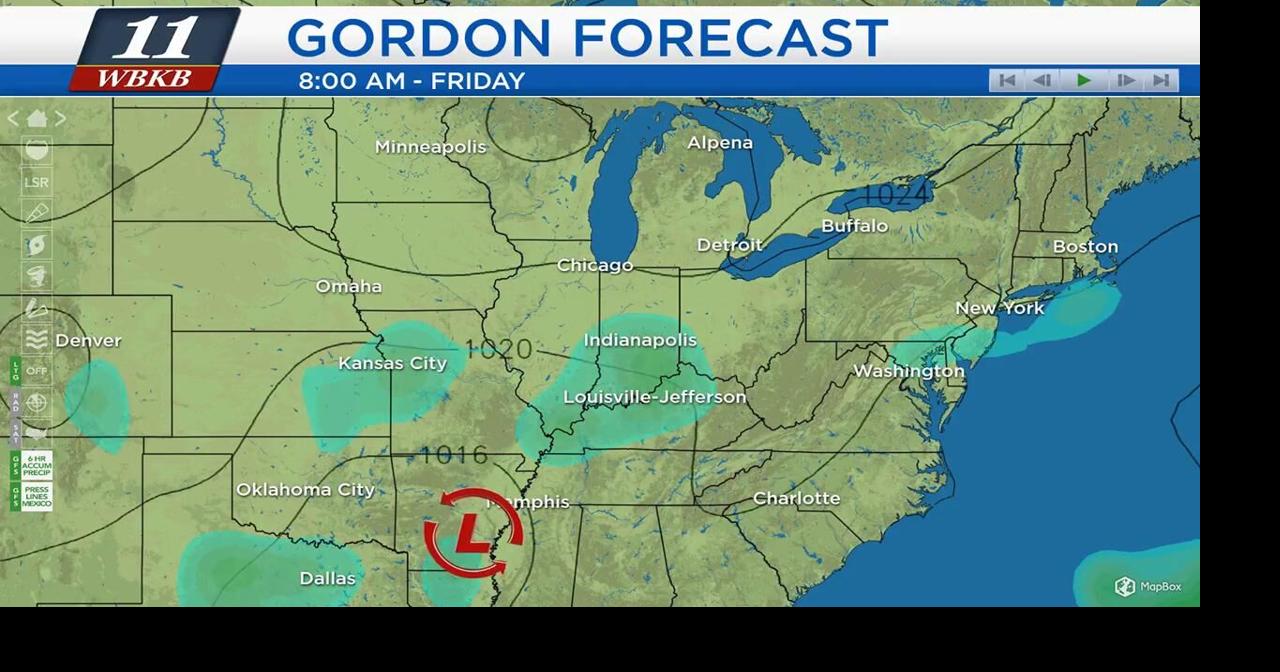 Cool temperatures through the weekend; Remnants of Gordon late Sunday ...