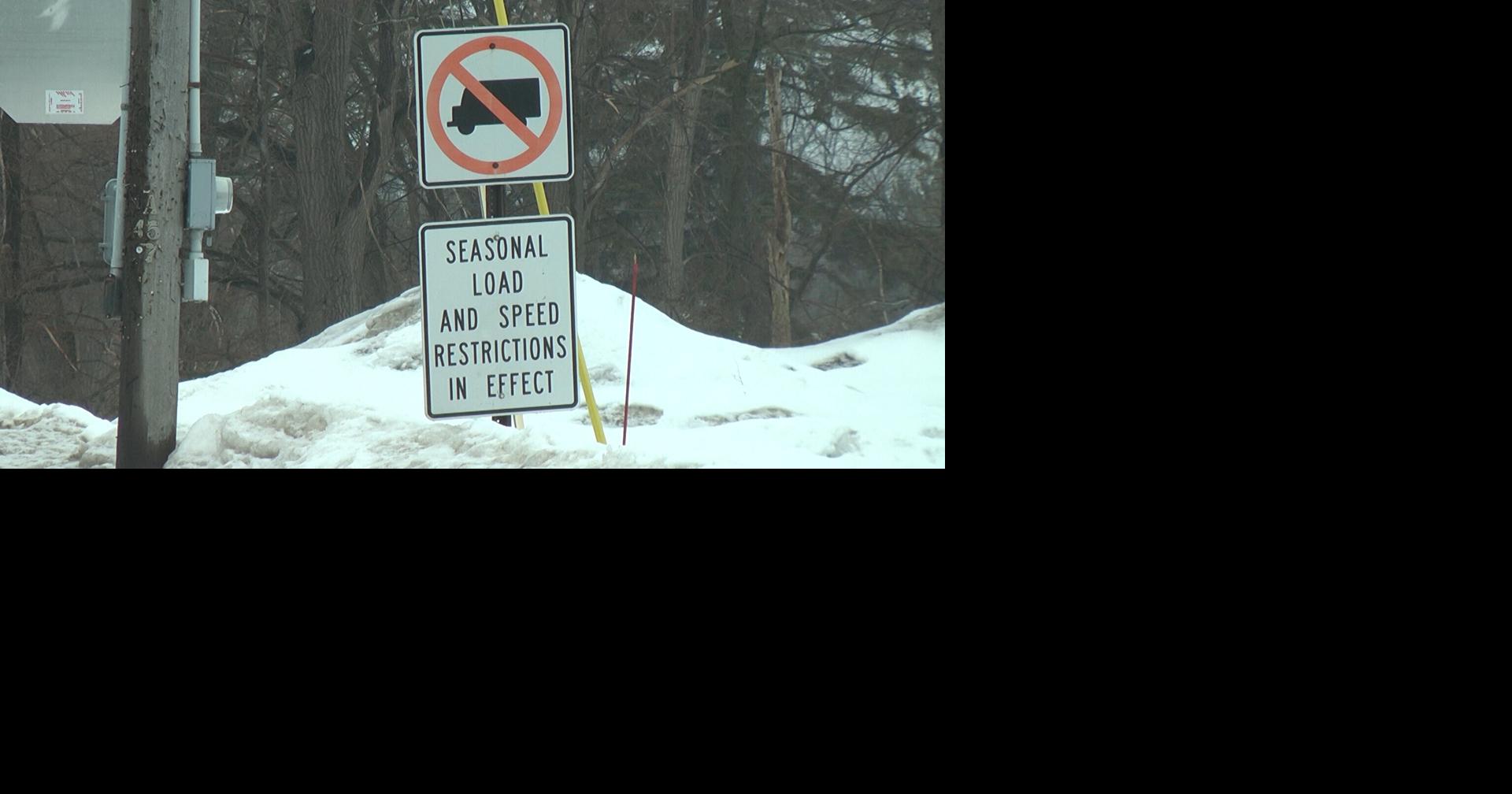 Spring weight restrictions go into effect in local counties | Community ...