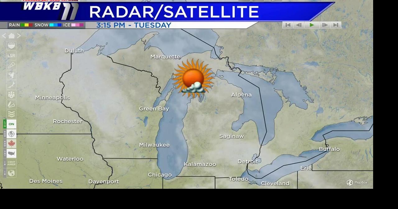Wet weather rolls in Wednesday afternoon; Very warm through Thursday ...
