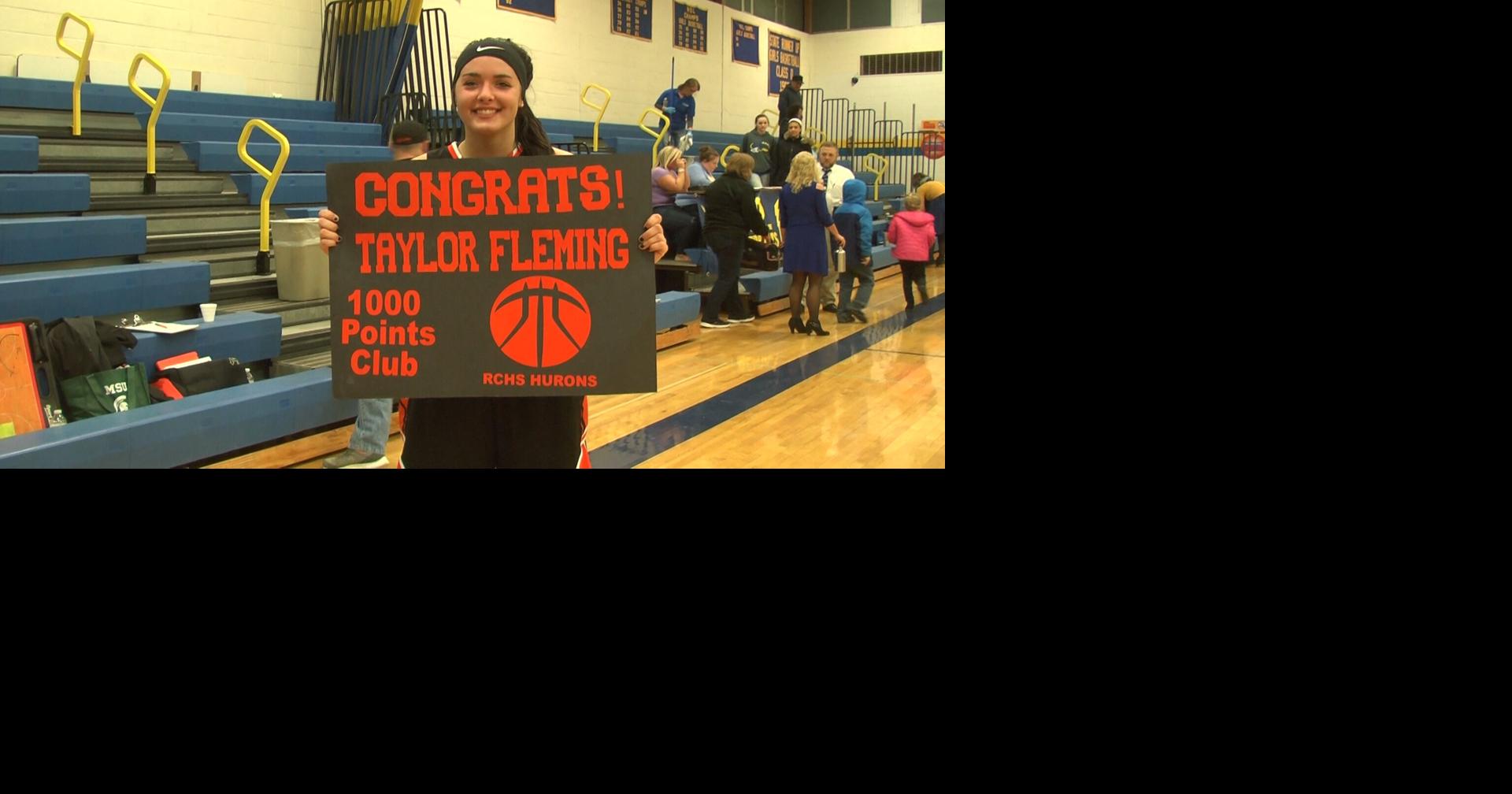 Rogers City’s Taylor Fleming scores 1,000th point | Sports | wbkb11.com