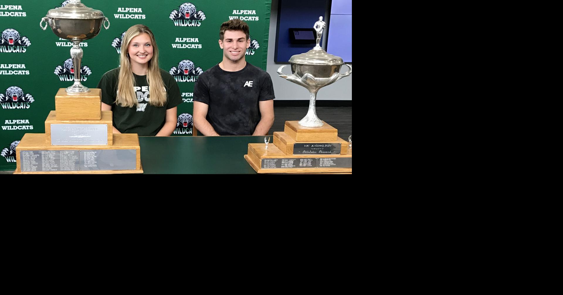 Alpena’s Allie DeRocher, Declan Genova earn top athlete of the year ...