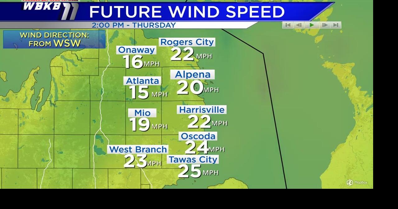 Cold front and gusty winds move in Thursday | Weather | wbkb11.com