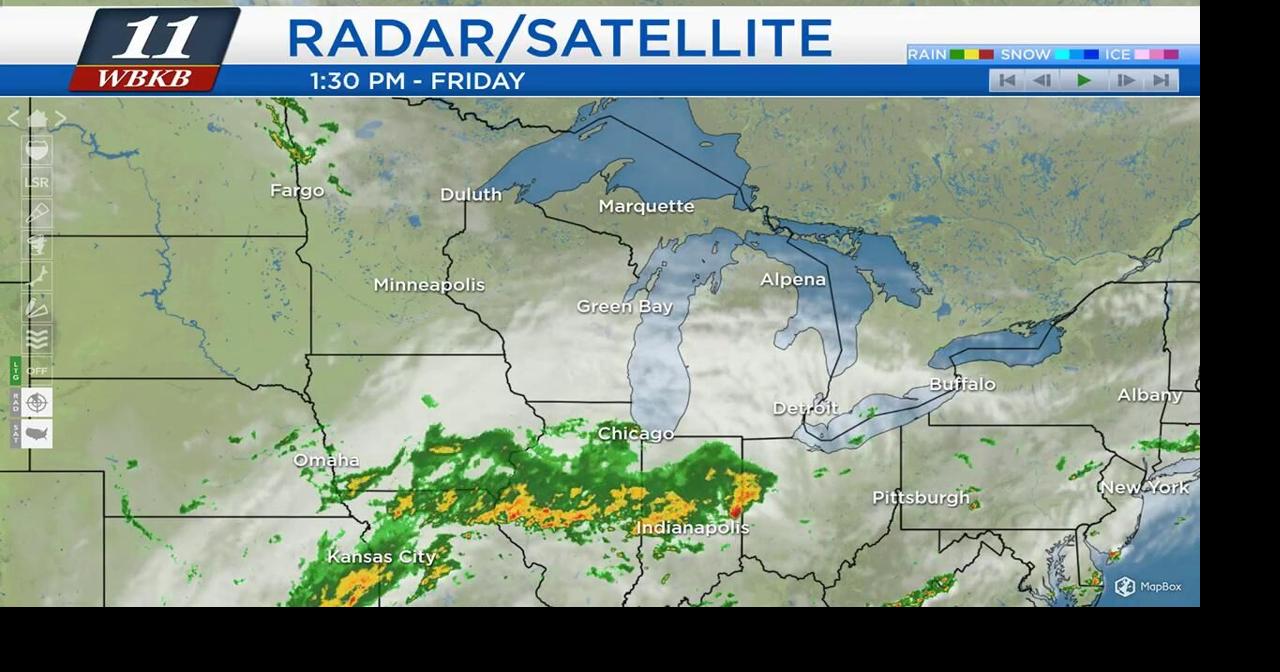 Cool and calm weekend; Remnants of Gordon bring showers Monday ...