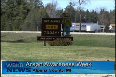 Alpena Recognizes Arson Awareness Week | Local News | wbkb11.com