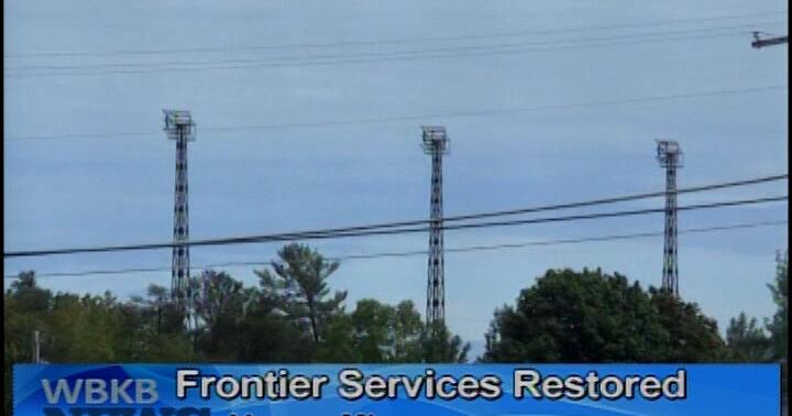 Frontier Services Fully Restored | Local News | wbkb11.com