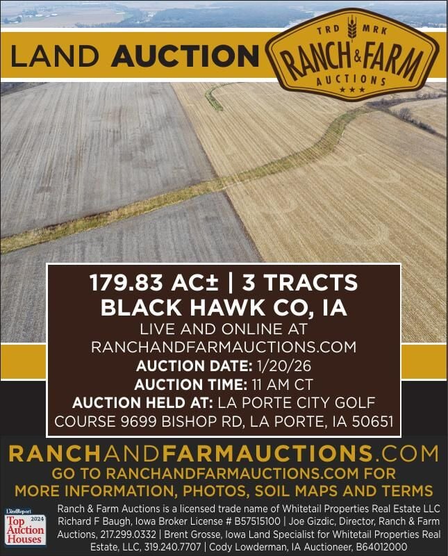 Ranch and Farm Auctions - Ad from 2025-12-27