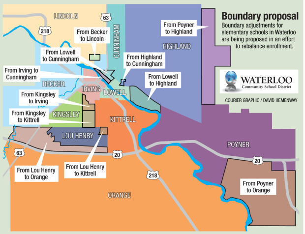 Adjusted boundary changes to come before Waterloo school board Monday