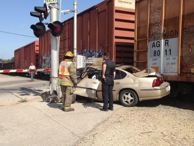 Driver cited in car vs train crash