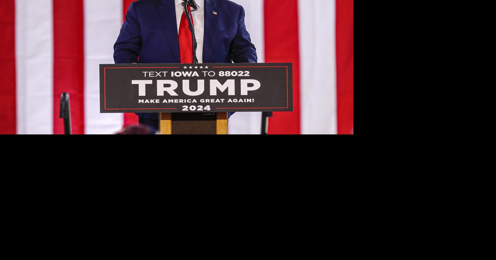 Trump holds Waterloo rally in leadup to Iowa caucuses