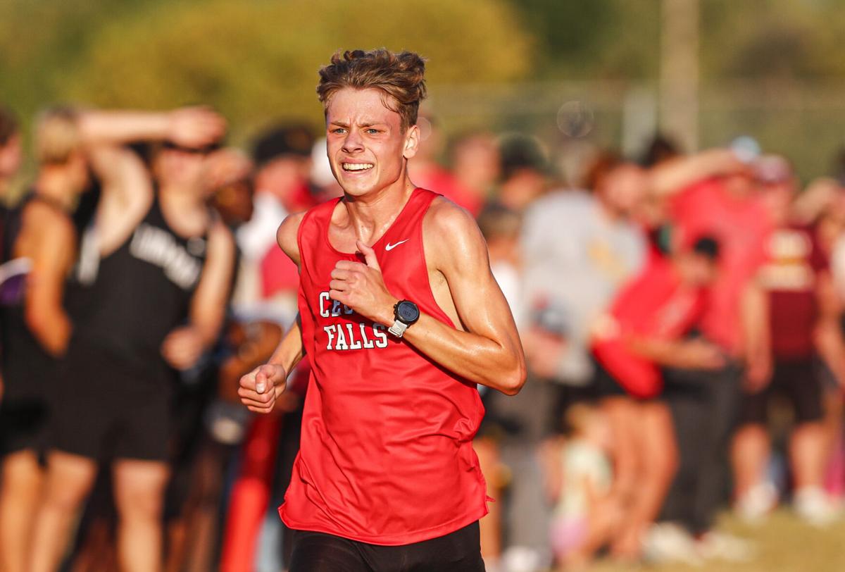 Cedar Falls' Jaden Merrick sets school mark again