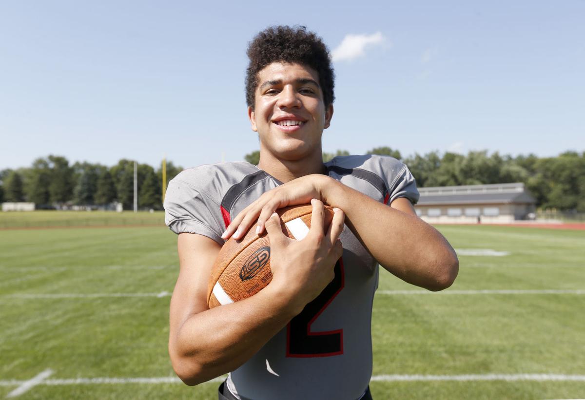 Class 2A, District 4: North Fayette Valley wearing a bulls-eye