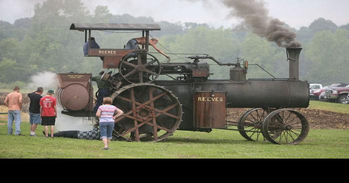 Old-time tractors on display at Osage
