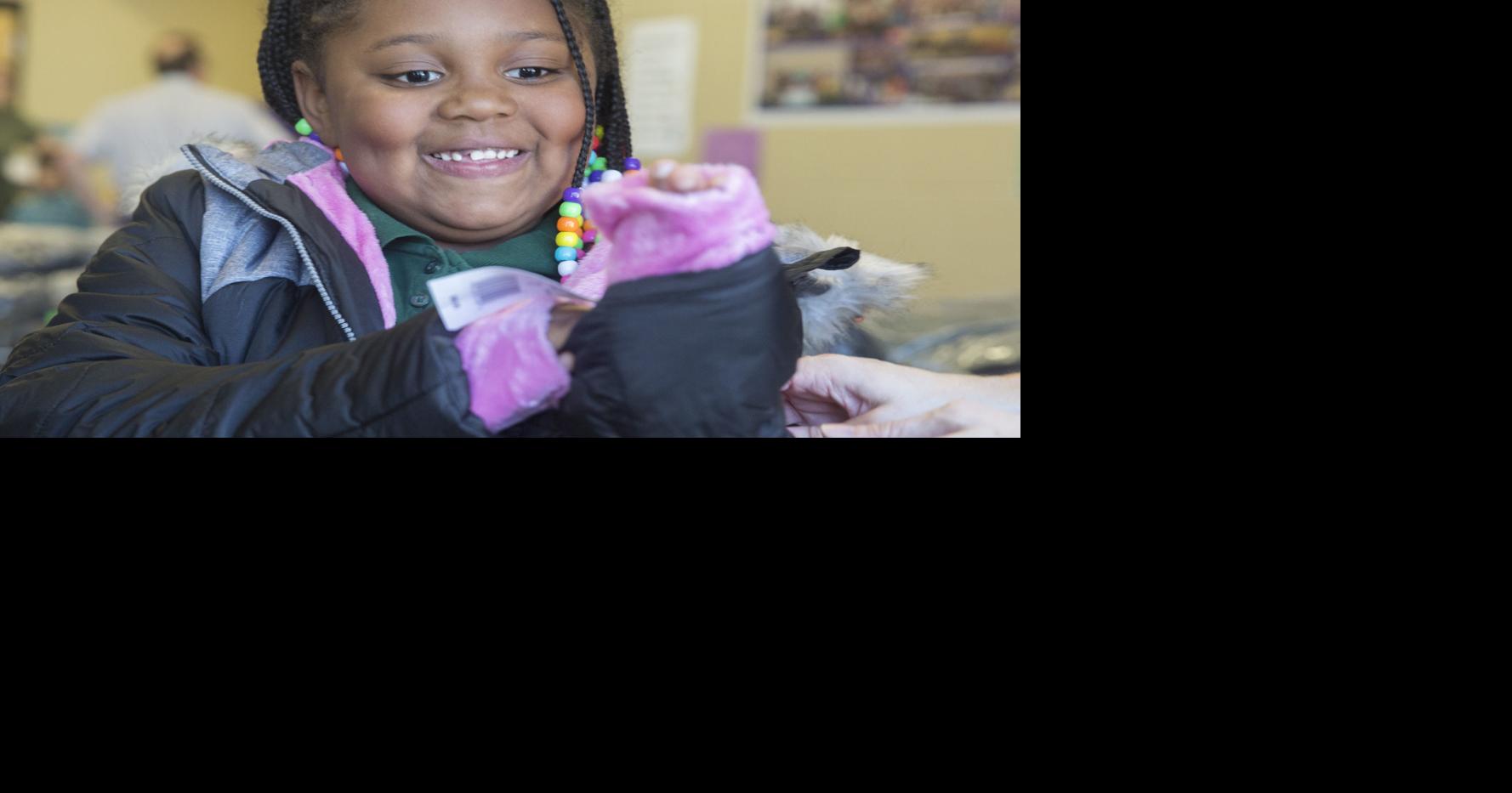 Kittrell Elementary students get coats, other gear for winter