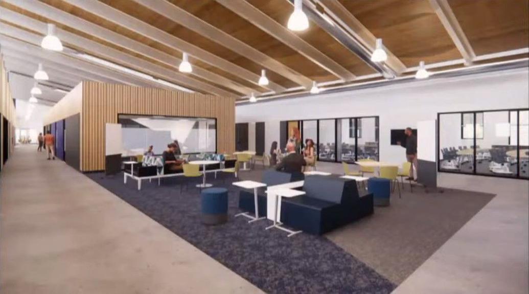 Spacious new Cedar Falls High School taking shape