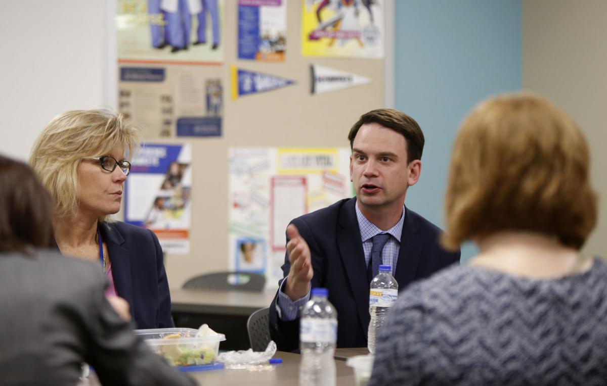 Iowa education director praises 'clear vision' of Waterloo Career ...