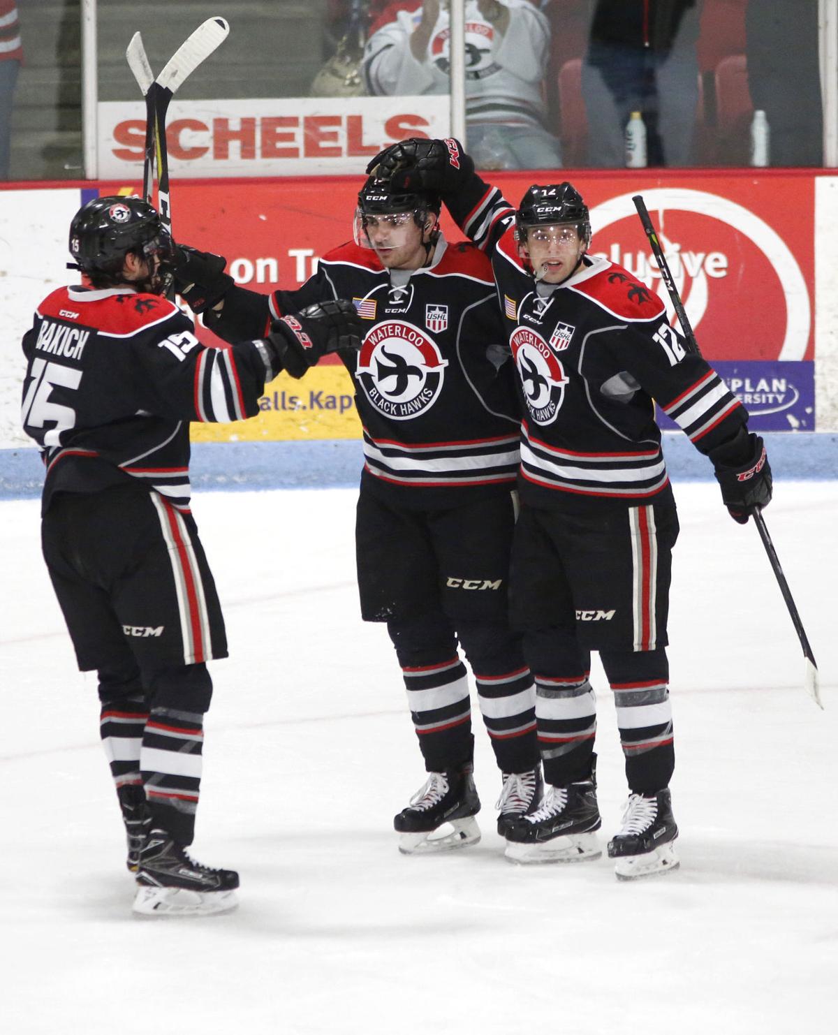 USHL hockey: Cates has hat trick as Waterloo routs Cedar Rapids, 7-3 ...