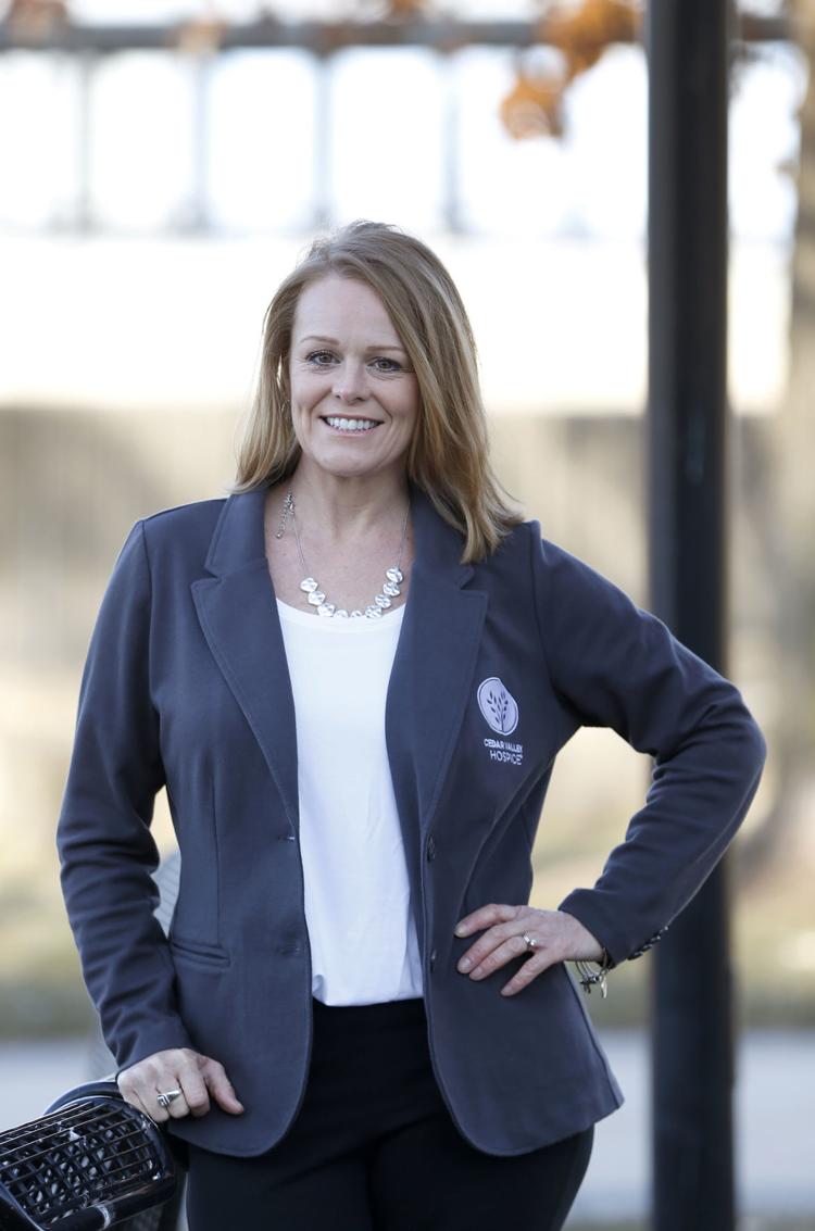 Sara Davis lives Cedar Valley Hospice mission every day