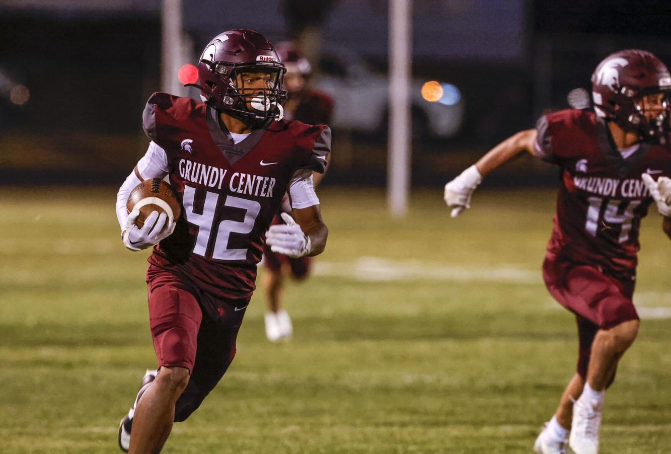 HS Football: No. 1 Grundy Center runs over Hudson