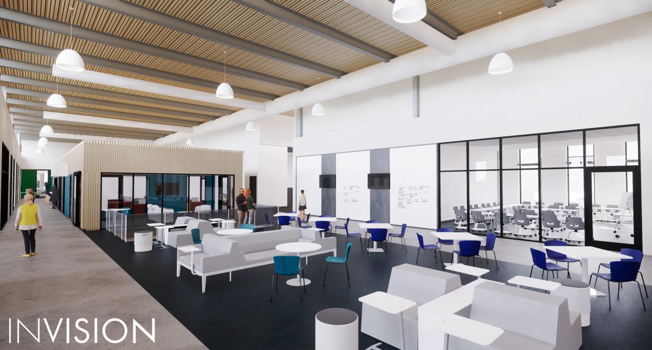 Spacious new Cedar Falls High School taking shape