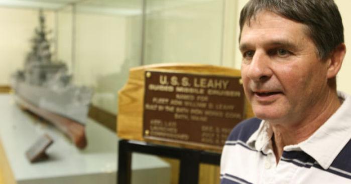 Tribute to Fleet Adm. William Leahy arrives in Hampton