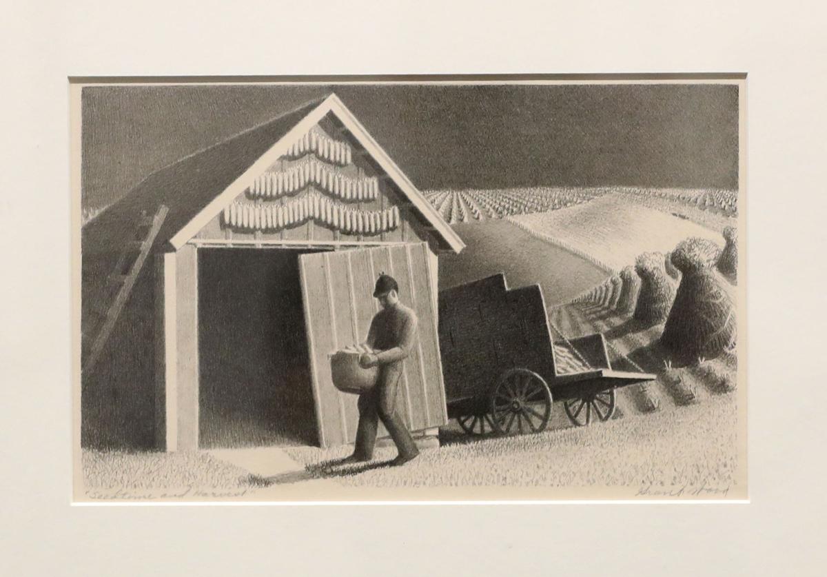 Grant Wood original lithographs on exhibit at Waterloo Center for the ...