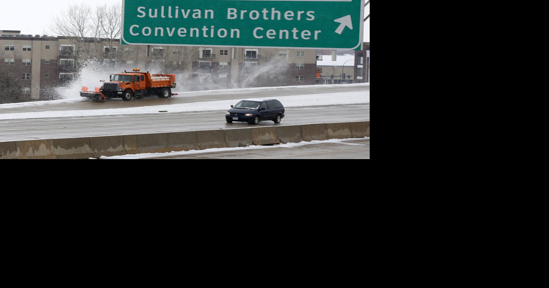 Record snowfall already for Waterloo as snow, sleet keeps falling Wednesday