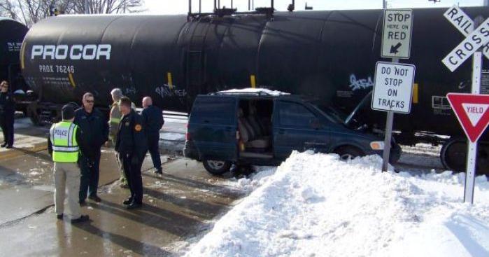 One hurt in Waterloo train accident