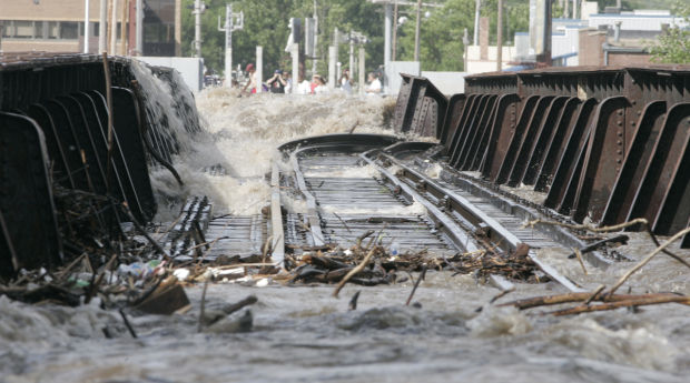 Flood erased Waterloo neighborhoods like Sans Souci, prompted pump ...