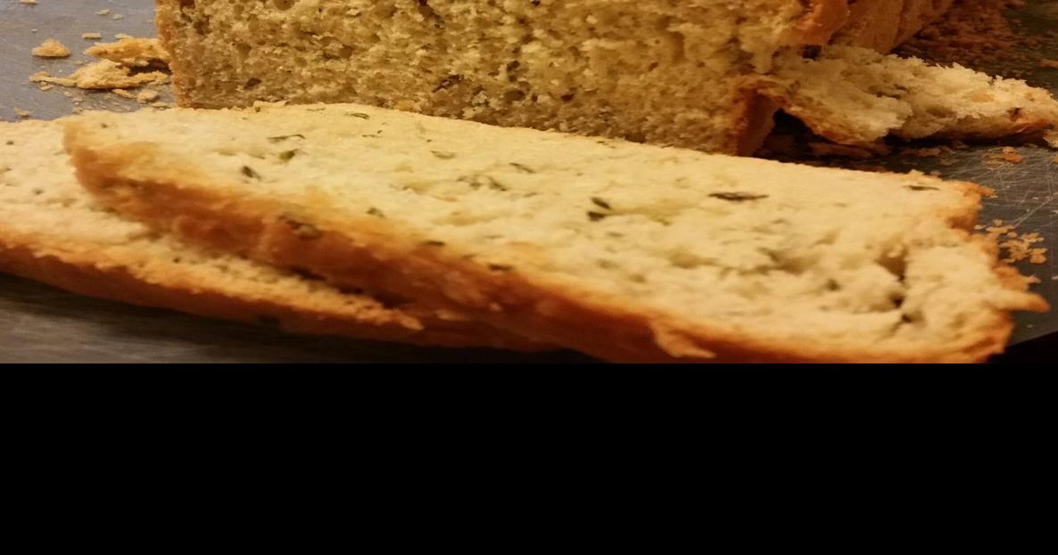 Quick and easy bread can be made with fresh or dried herbs