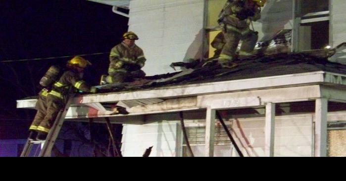 Cookout ignites porch roof