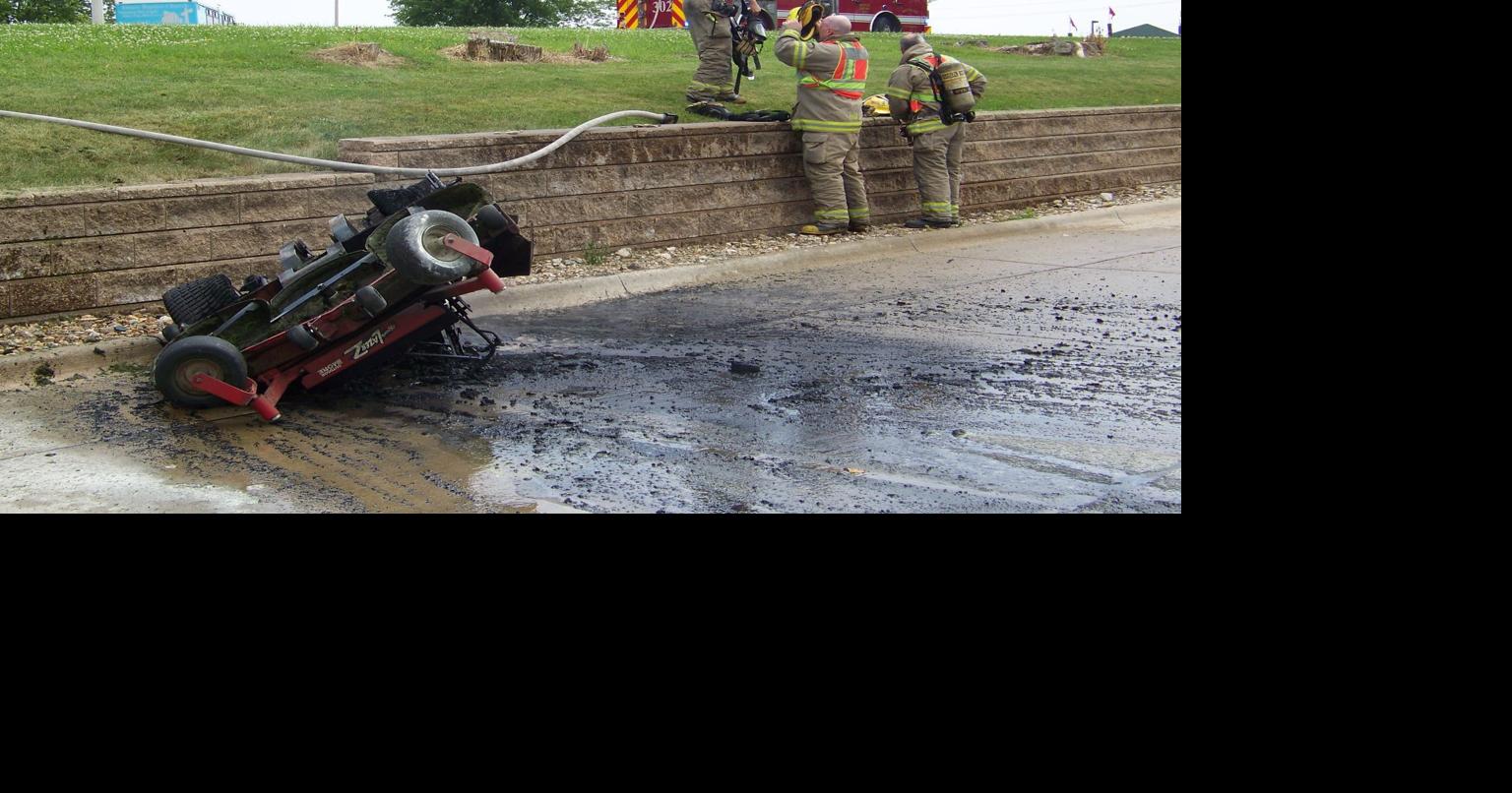One injured in mower accident