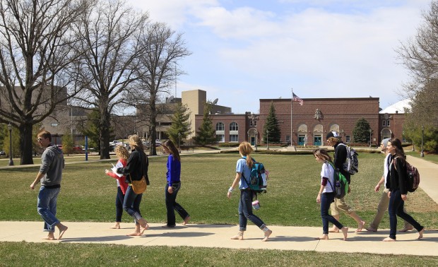 UNI students go barefoot for a cause