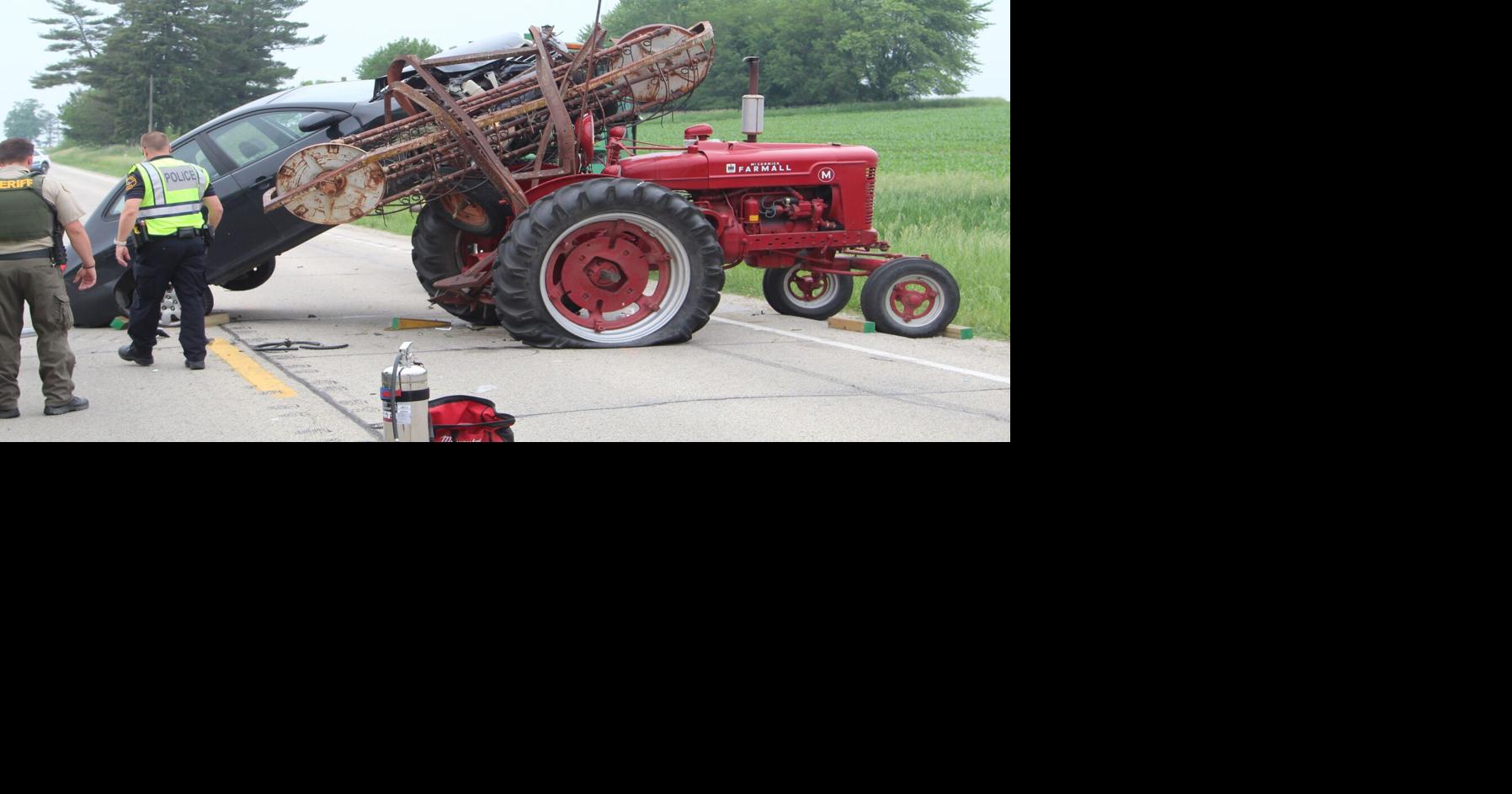 Crews free driver in tractor accident in rural Cedar Falls