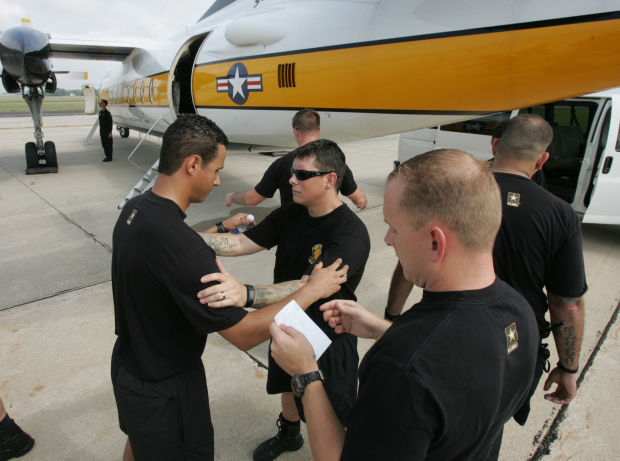 Golden Knights, Army’s elite parachute team, perform