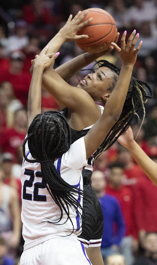 Waterloo celebrates Waterloo West's Sahara Williams with a parade