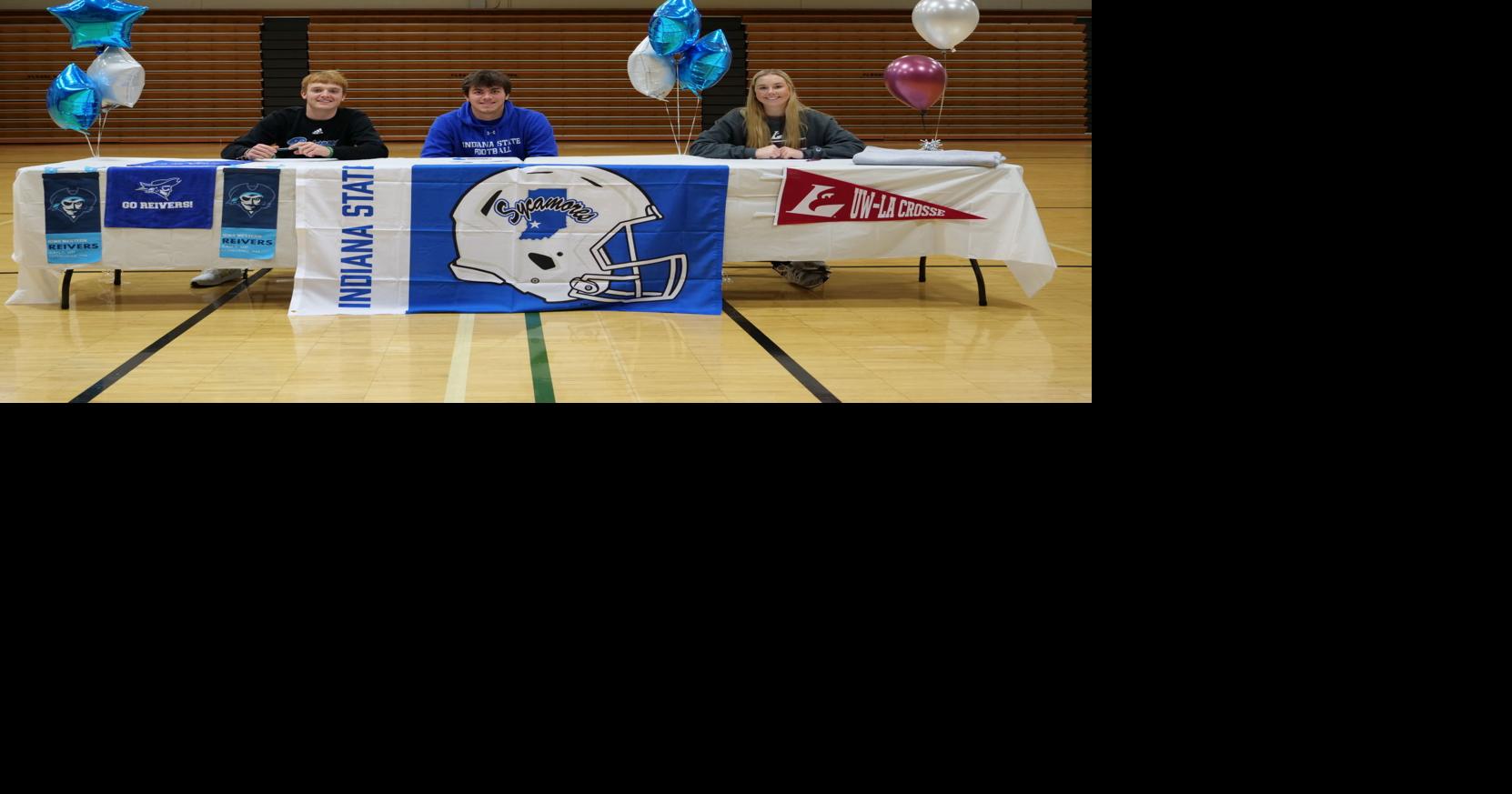 Three Columbus Catholic athletes sign to play college sports
